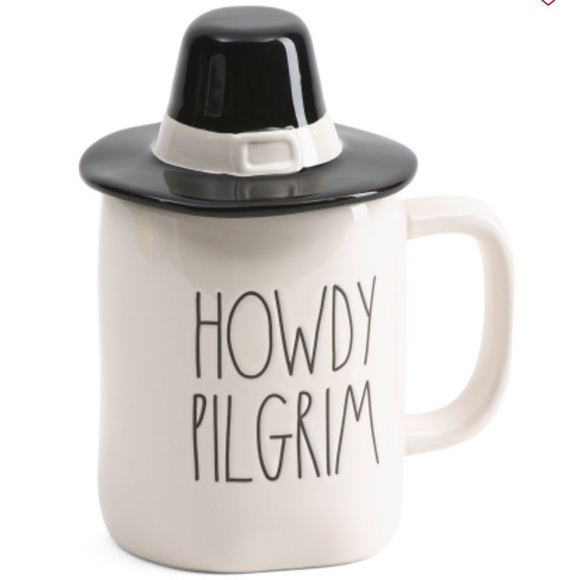Rae Dunn | Dining | Howdy Pilgrim Mug With Lid 2 Are Available But ...